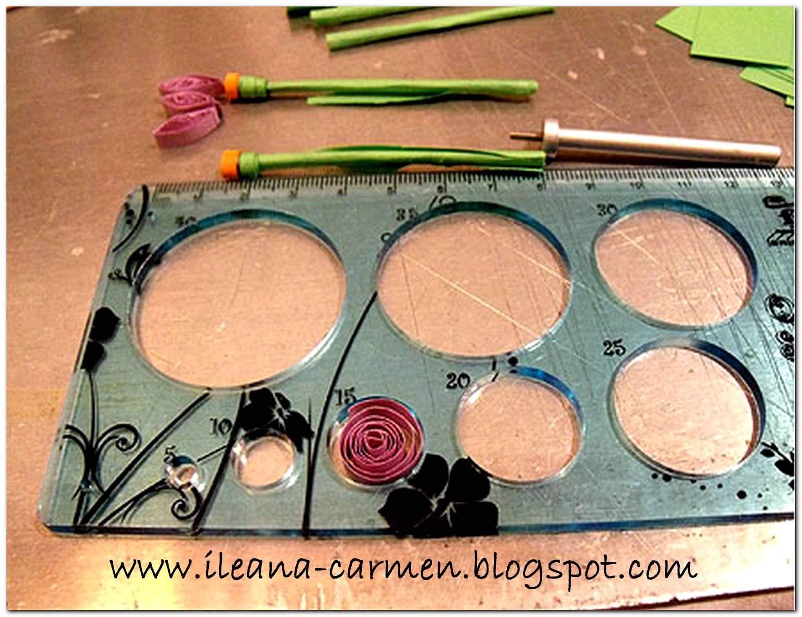 hobbies: TUTORIAL - 3d Crocuses Made by Quilling Method