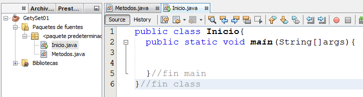 CodigoGX: Codigos de programación: Capítulo 61. Java: Metodos Get y Set