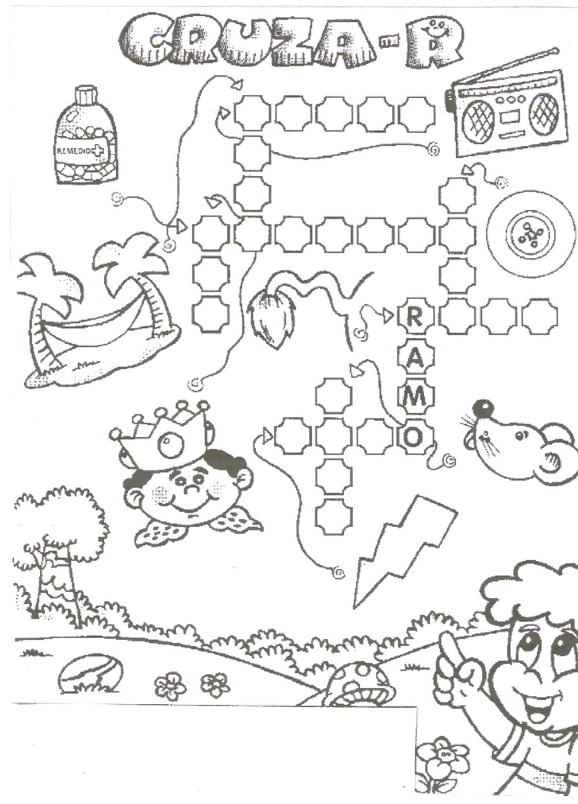 Cantinho de Atividades Escolares Profª Alexandra: Atividades letra R