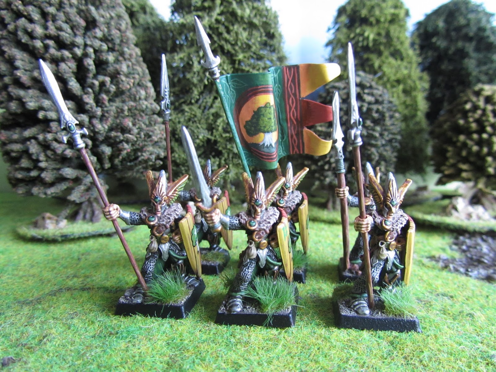 Andy's Wargaming Blog: More for Dragon Rampant - Elite Wood Elf Foot...