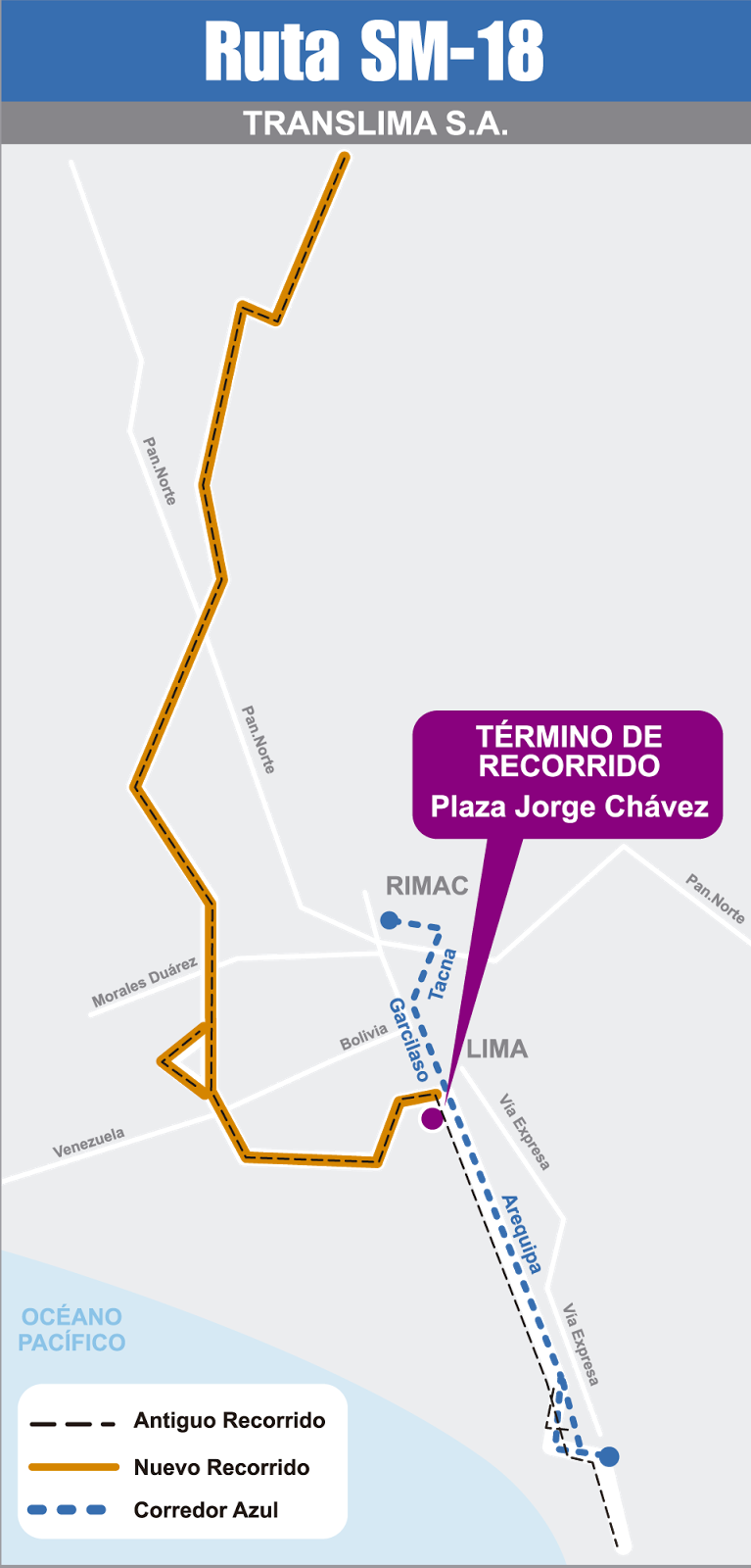 SM18 TRANSLIMA S.A. - Transporte en Lima Metropolitana