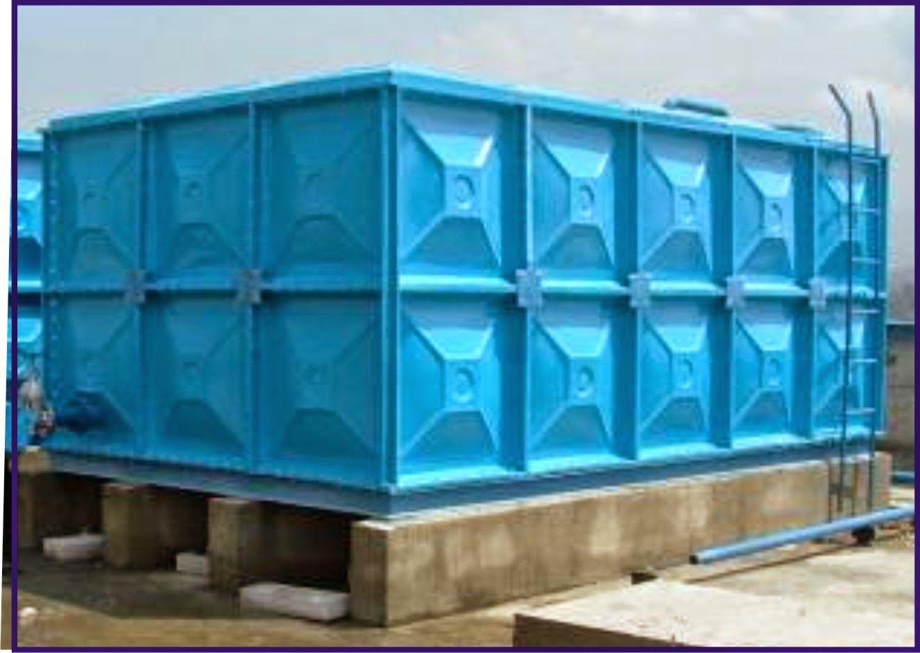 Tangki Fiberglass, Kuat dan tahan lama: Tangki Panel