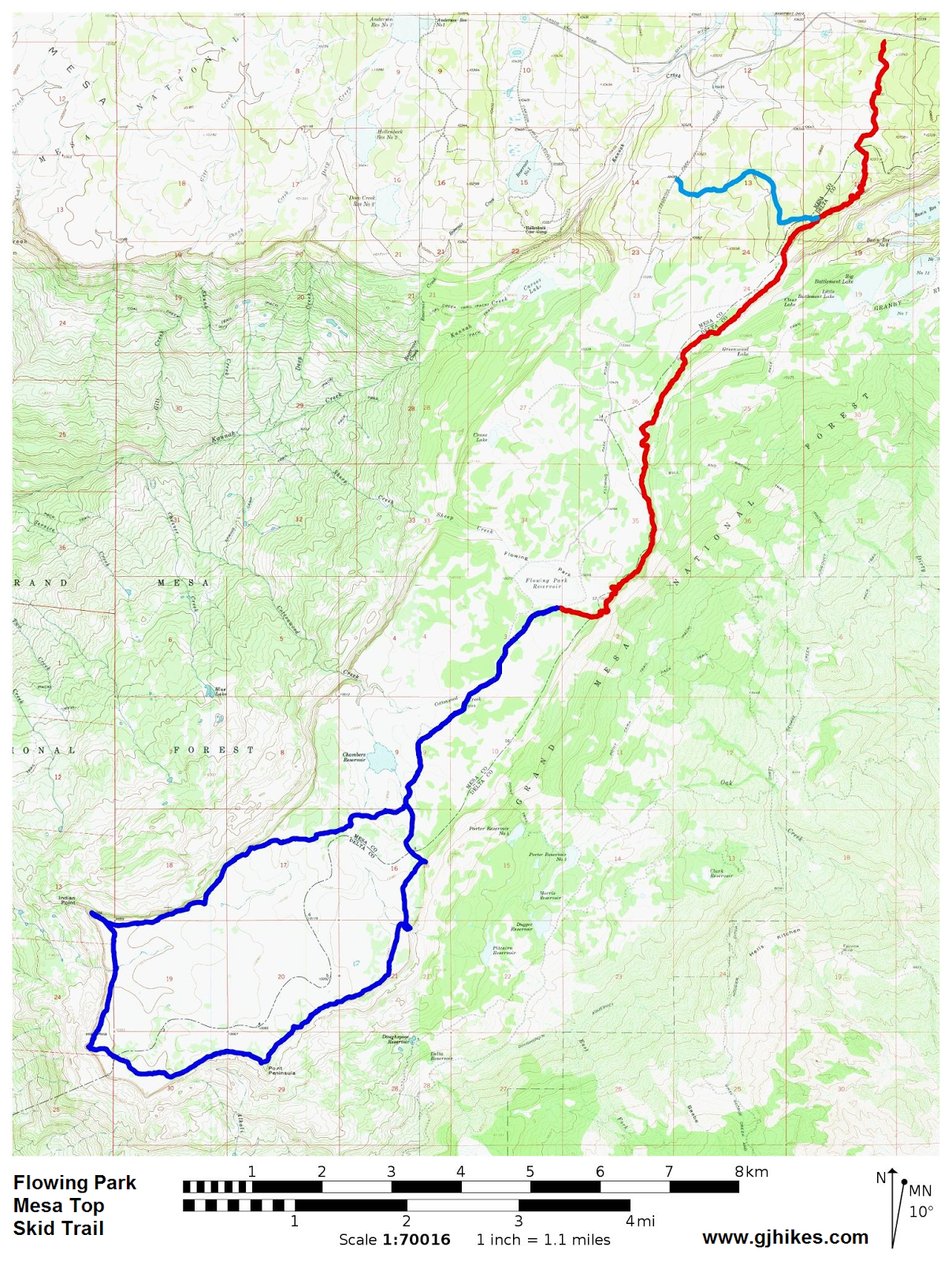 gjhikes.com: Skid Trail