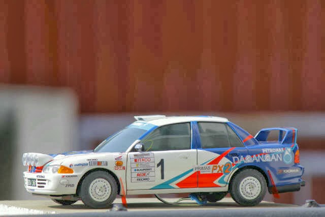 My Precious Collections: Proton Wira PERT Rally Car Replica in 1/16 ...