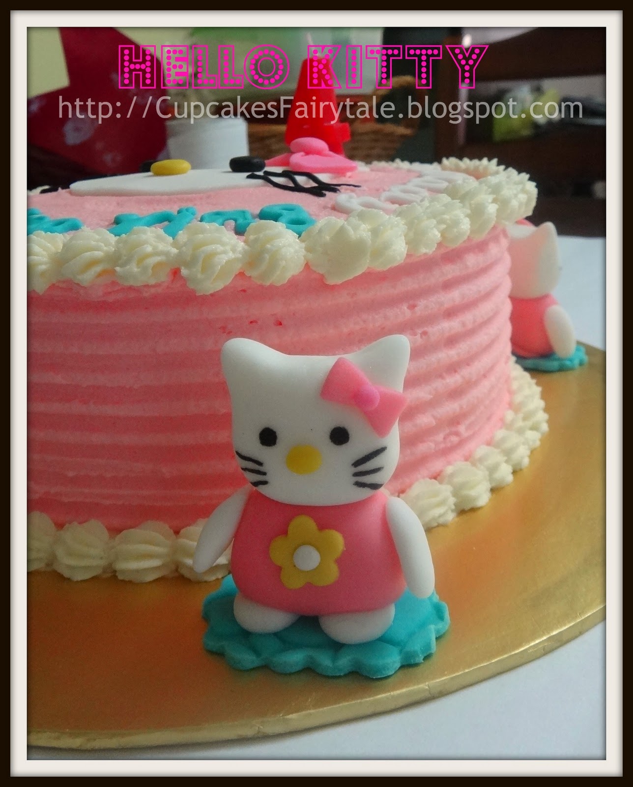 Cupcakes Fairytale: WEE JING YING's HELLO KITTY BIRTHDAY CAKE (1)