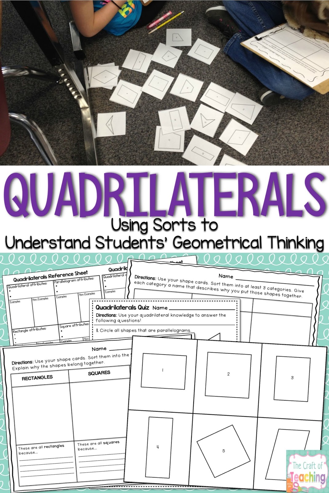 Quadrilateral Graphic Organizers