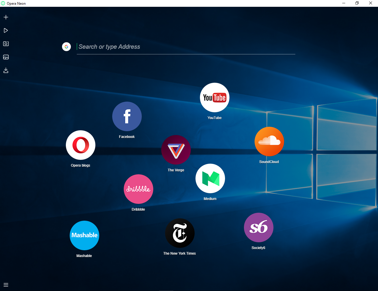 Opera Neon - Um fantástico Browser - ITO - NETthings