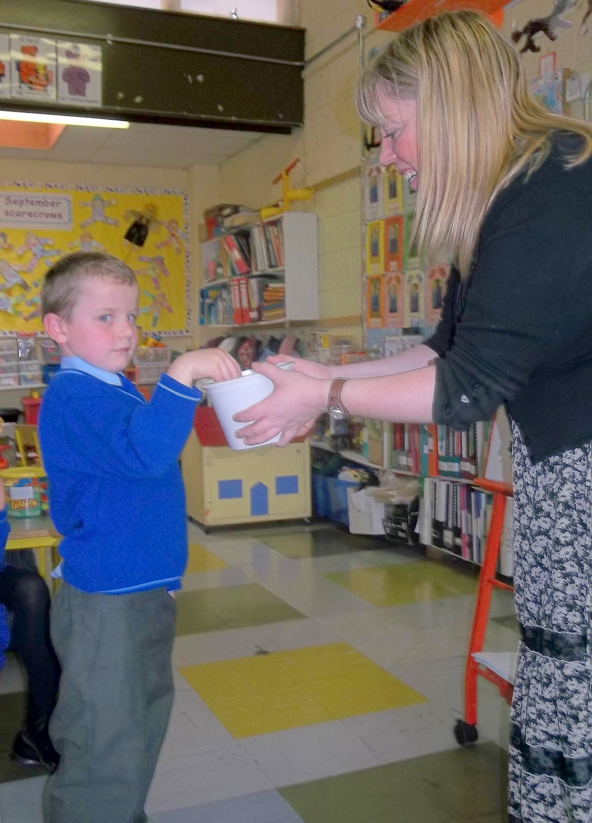 Literacy Site: Literacy activities in Senior infants, Ms. Flaherty's class
