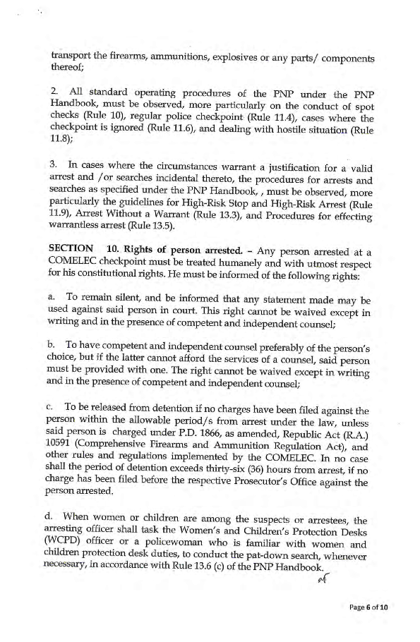 Information is the Key: COMELEC CHECKPOINT (BSKE2017)