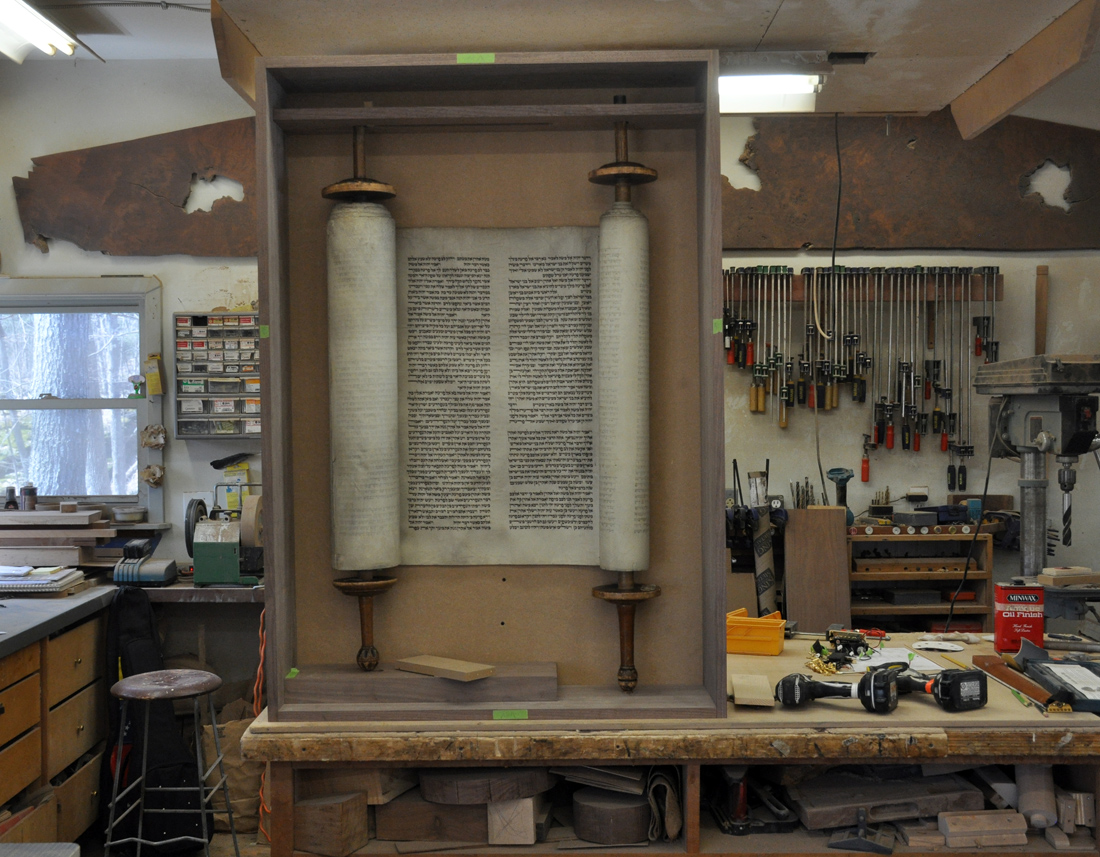 A Display Cabinet for a Holocaust Torah