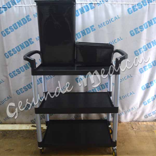 Troli Makanan 3 Rak (Food Trolley 3 Rack) - Toko Medis Jual Alat Kesehatan