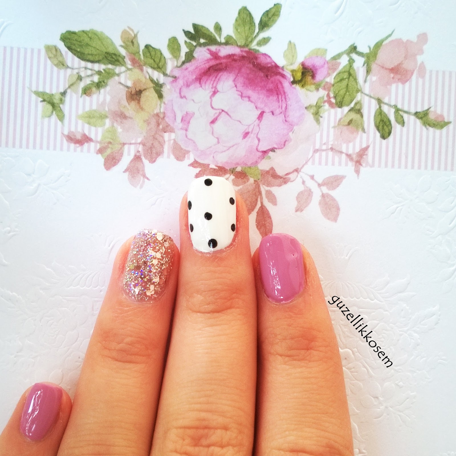 nailioness: PINK DOTTING NAIL ART- DOTTICURE