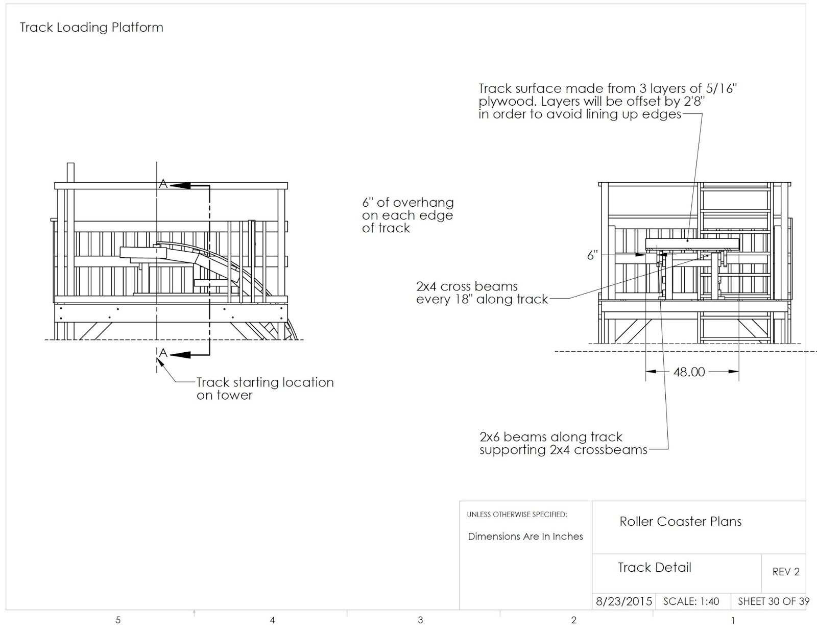 2015 EC Rollercoaster Construction - AvaMakesThings