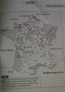 Dass and Brown World School class 9 Bluebell: french revolution map for ...