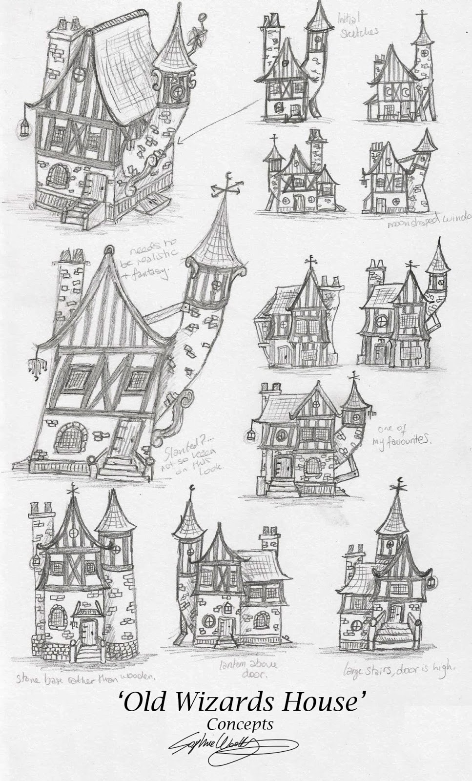 Sophie's Blog: Old Wizards House concepts