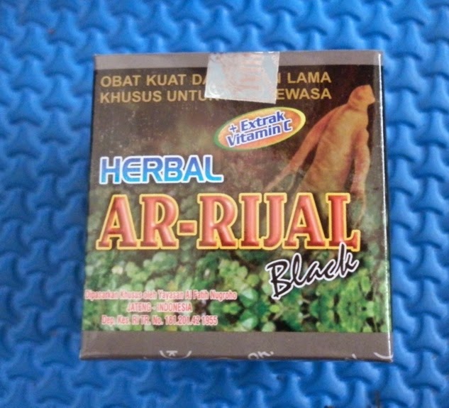 AR RIJAL BLACK PLUS VITAMIN C KUSUS TAHAN LAMA