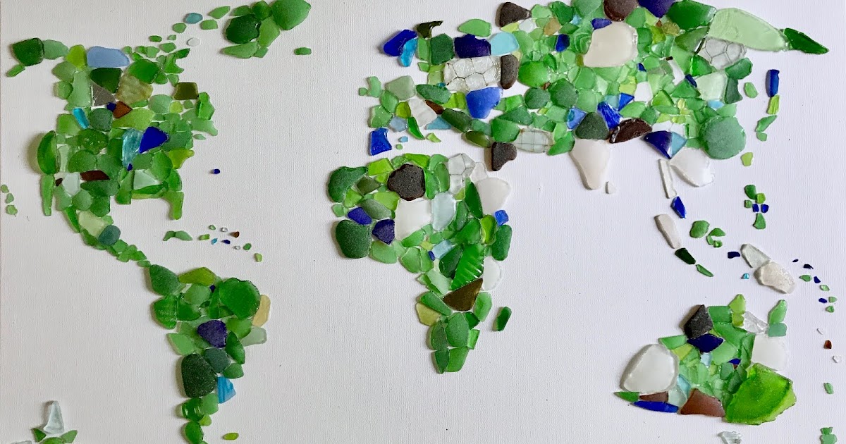 You, Me & T: Beach Glass World Map