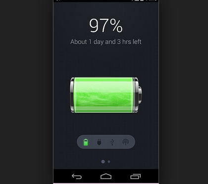 Cara Menampilkan Persentase Baterai di android - tes tema