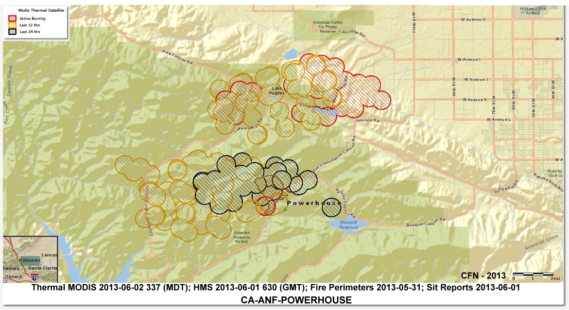 CFN - CALIFORNIA FIRE NEWS - CAL FIRE NEWS : Powerhouse Fire 29,585 ...