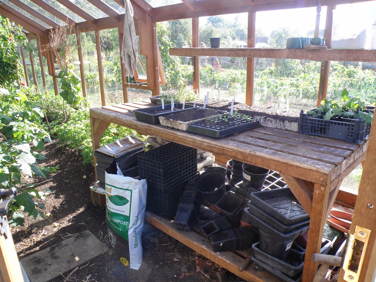 A Blog about Compost: Garden visit - Charles Dowding - Homeacres, Somerset