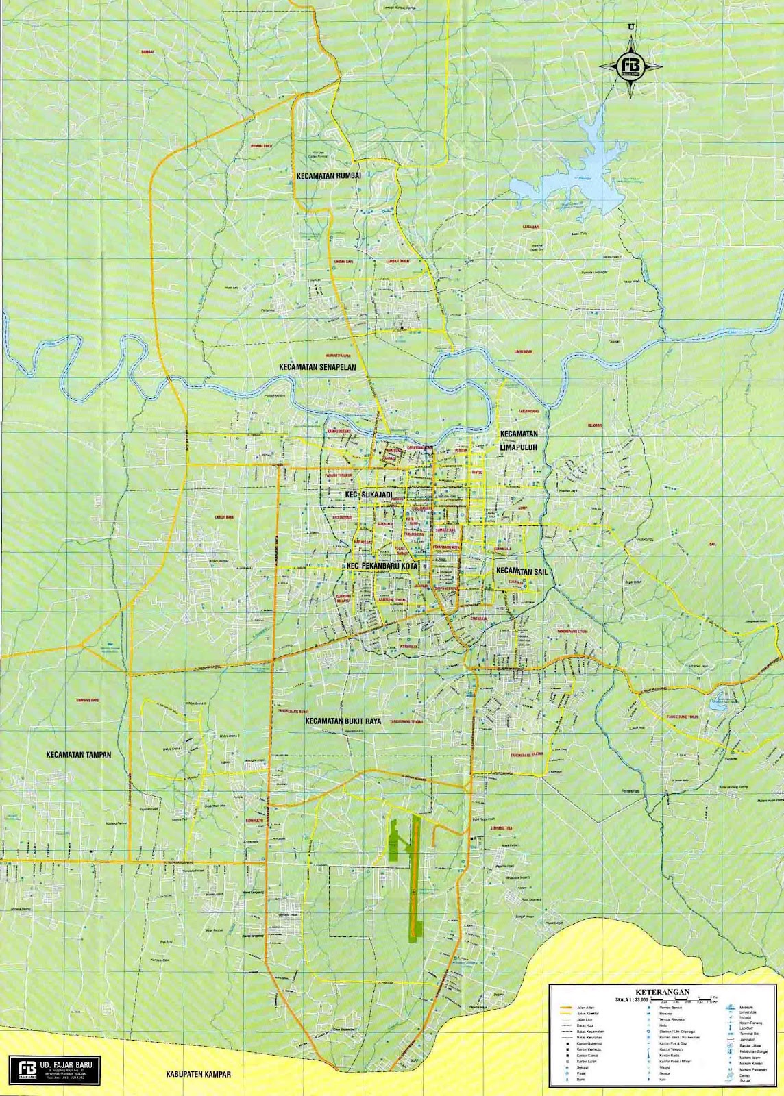 AMAZING INDONESIA: PEKANBARU CITY MAP