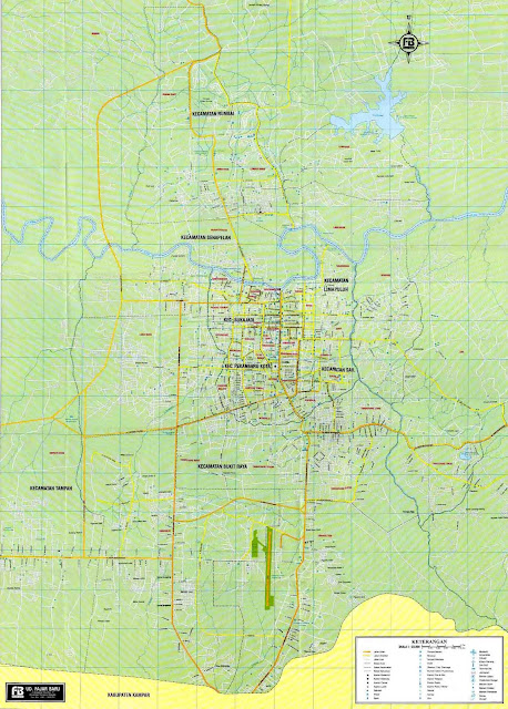 AMAZING INDONESIA: PEKANBARU CITY MAP