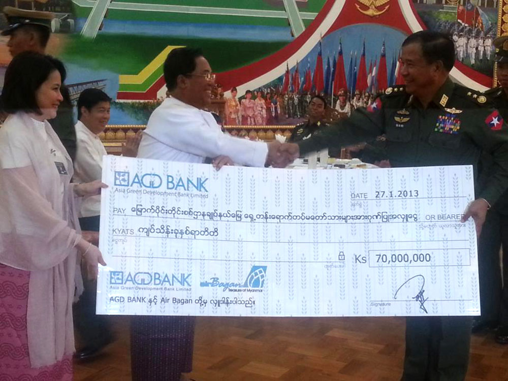 KACHINNEWS.COM --- Kachin News Group: Tycoon Tay Za gives money for ...