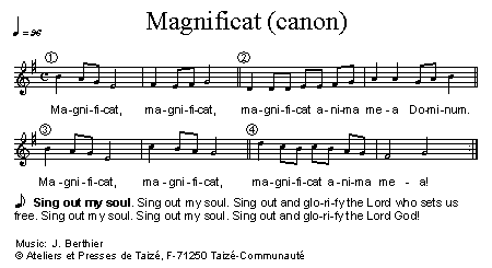 Cantus Mundi: Magnificat Canon (Taizé)