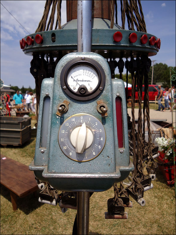 From a Farmhouse Window: Antique Permanent Wave Machine
