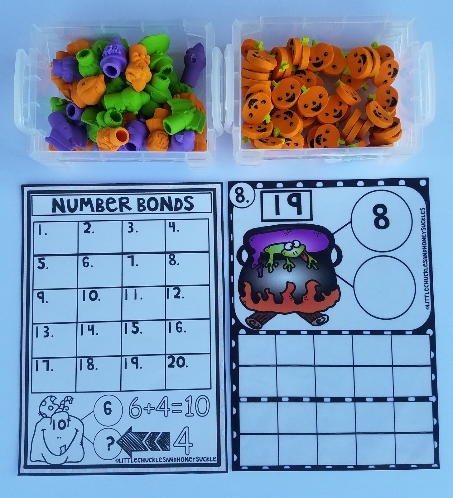 LittleChucklesandHoneysuckles: Kindergarten Halloween Centers
