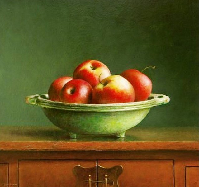 Historia y evolución de la pintura artística : Manzanas en bodegones