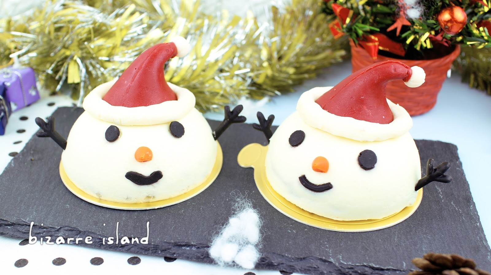 ~ bizarre island ~: Snowman London Fog Mild Cheesecake