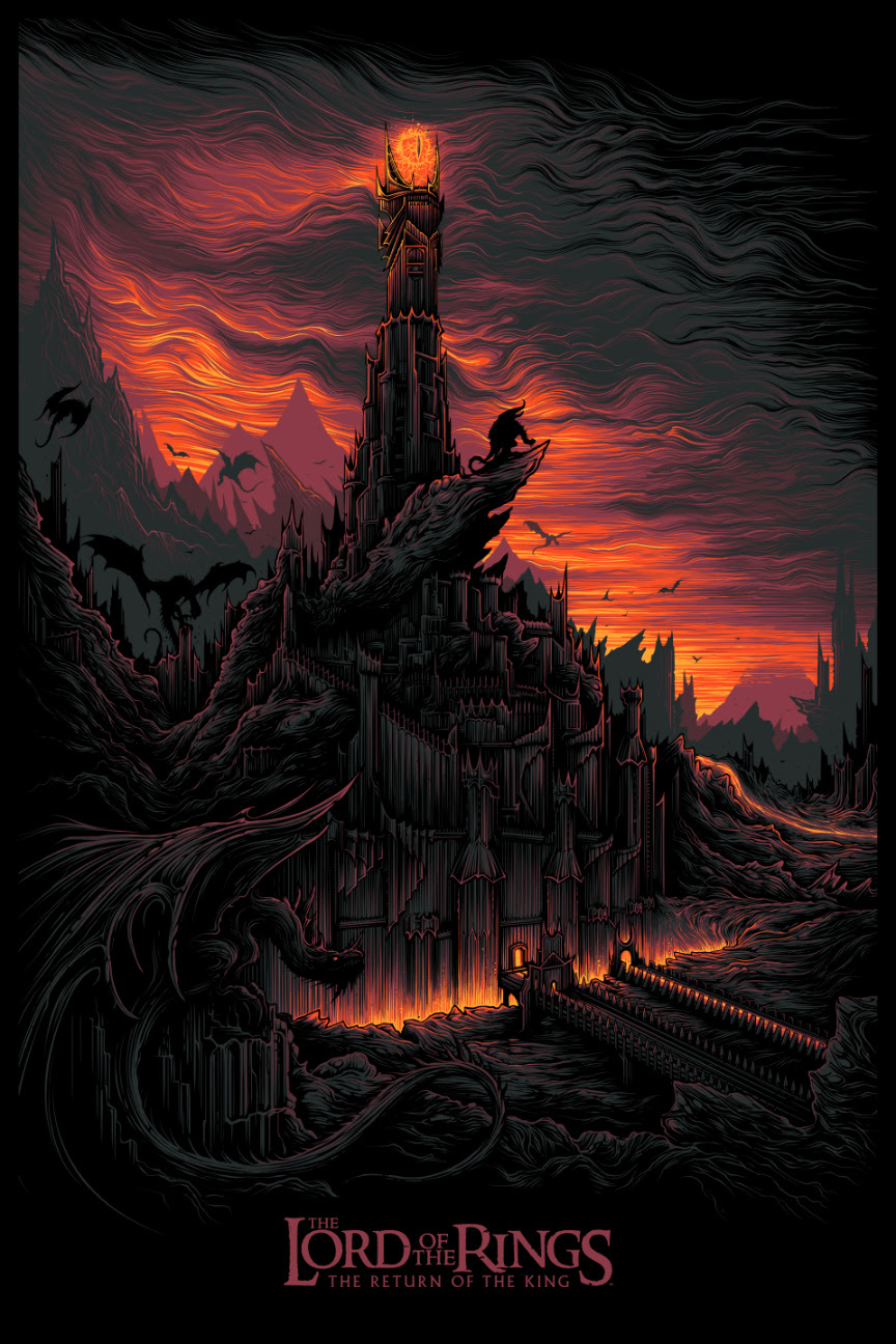 INSIDE THE ROCK POSTER FRAME BLOG: Dan Mumford The Return of the King ...
