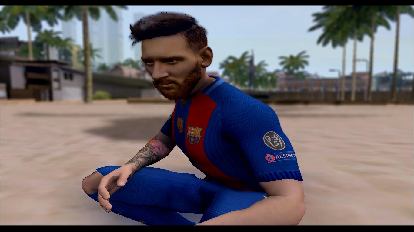 Lionel Messi (Barcelona) Gta San Andreas