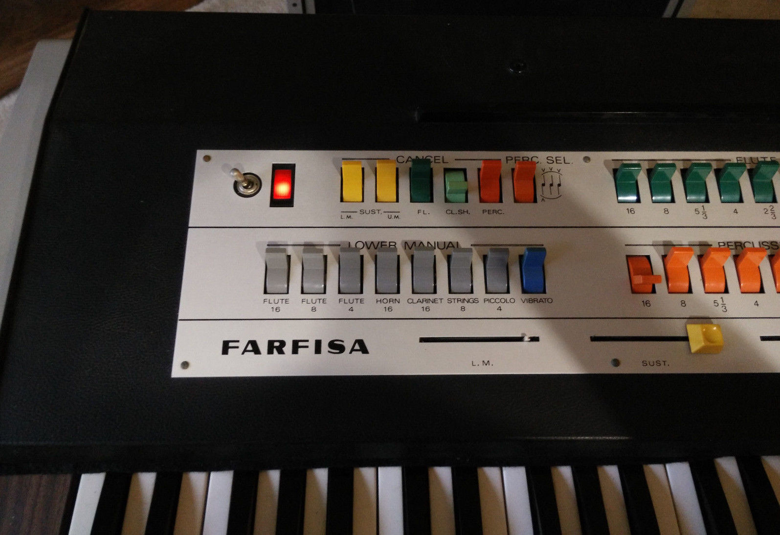 MATRIXSYNTH: Vintage Farfisa VIP Professional Duo Organ Synth