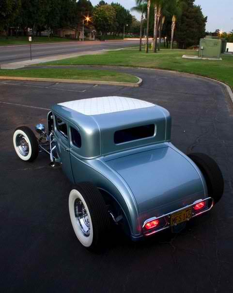 Cut, Hammer, Weld, Drive!: white walls and Hot Rods. YES!