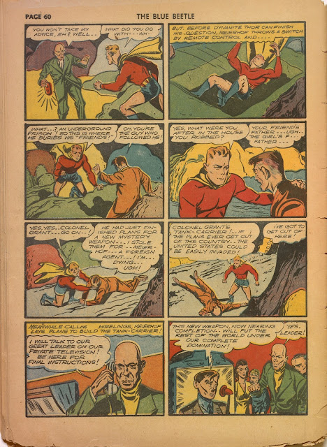 Four-Color Shadows: Dynamite Thor-Blue Beetle-1941