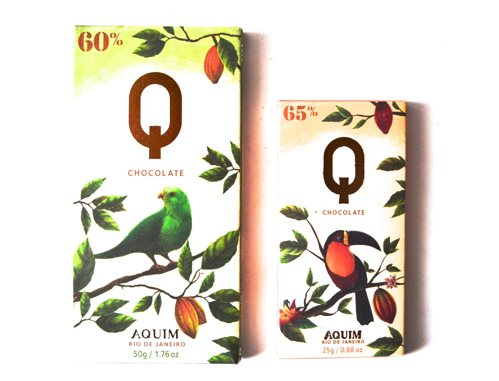 Chocolat Indulgence: Q Chocolate 60% and 65%