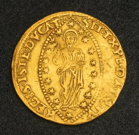 Italian States coins - Venetian Gold Ducat - Zecchino, Doge Francesco ...
