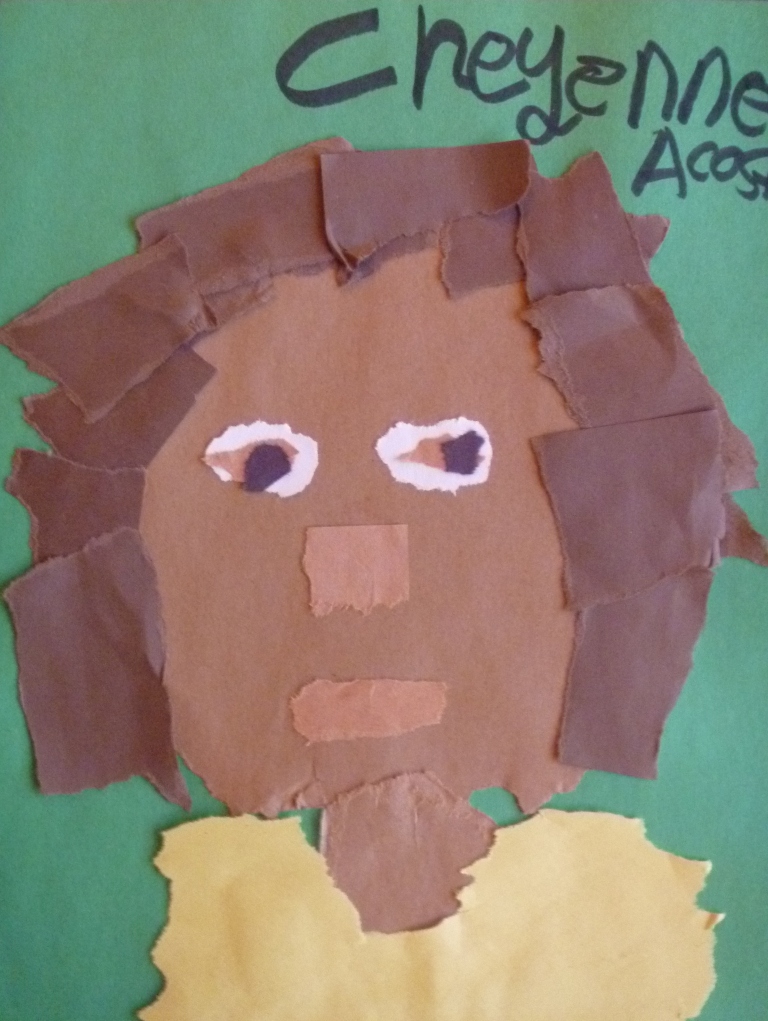 Top 10 torn paper self portraits ideas and inspiration