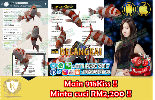 RRICH88 YOUR PREFERRED ONLINE CASINO: Royal Rich Winners, October 2018