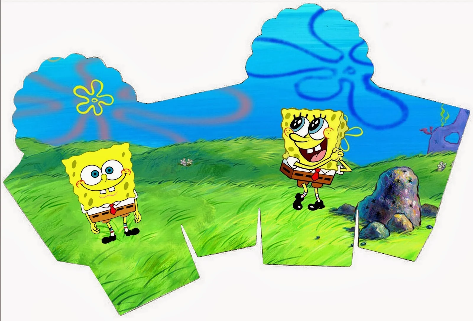 SpongeBob SquarePants: Free Printable Boxes. - Oh My Fiesta! in english