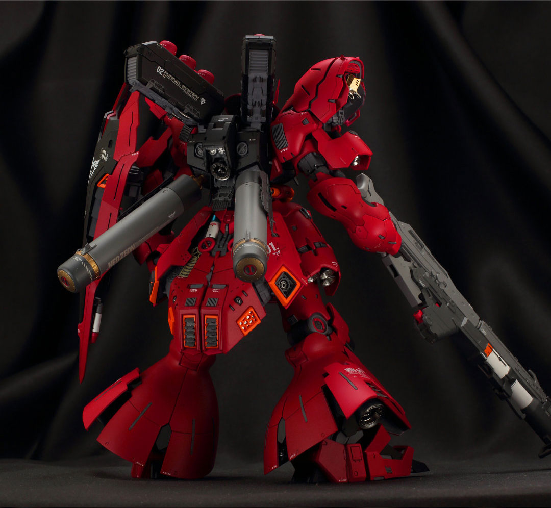 Custom Build: RG 1/144 MSN-04 Sazabi [Detailed]