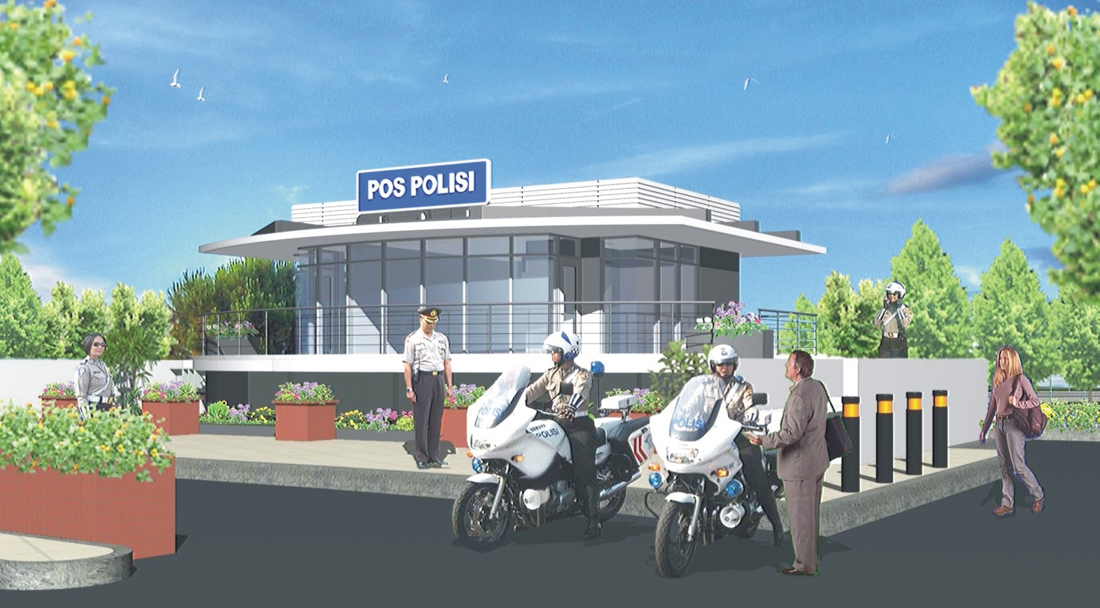 Kapolres Tamiang Resmikan Pos Polisi di Upak - Lentera24.com