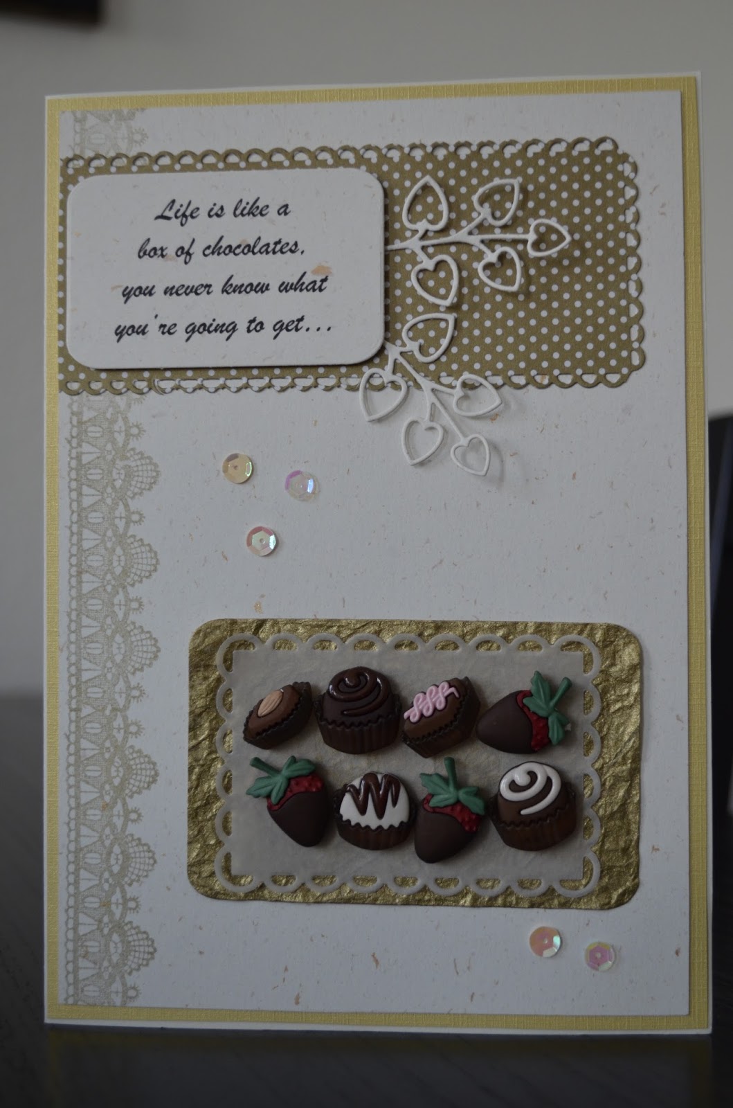 Box of Chocolates Card ~ Stuff and Spice