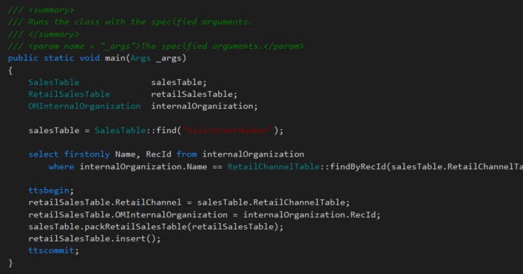 Inside Microsoft Dynamics AX: Job to insert a record of ...