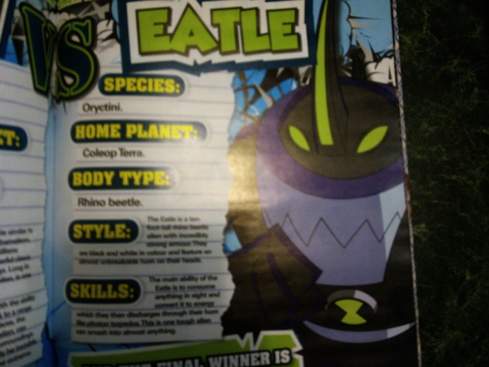 Gianfi's Page: Ben 10:Ultimate Alien Eatle Description and Image by Ben ...