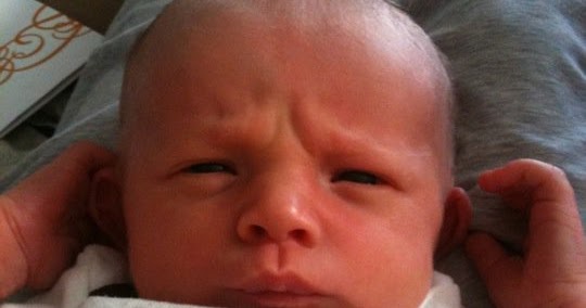 Near Normalcy: Evil Baby Glare-Off