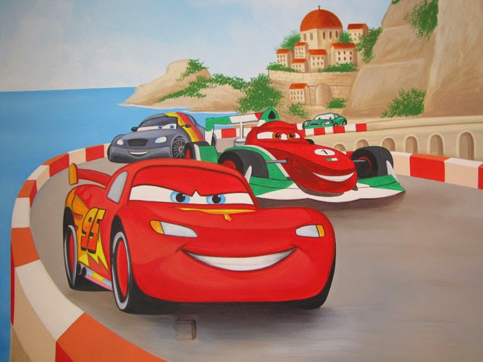 Ειρήνη Μωυσιάδου Dream-Art: CARS MCQUEEN Ζωγραφική παιδικού δωματίου με ...