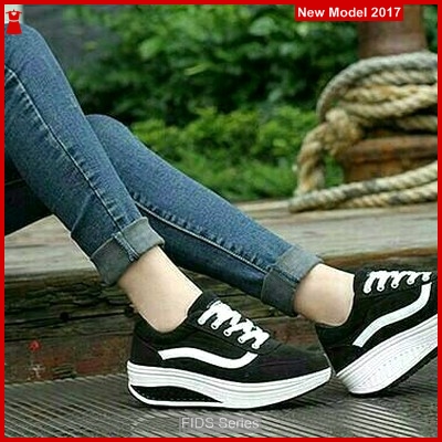 FIDS094 Sepatu Wanita Sepatu Kets Unik BMGShop